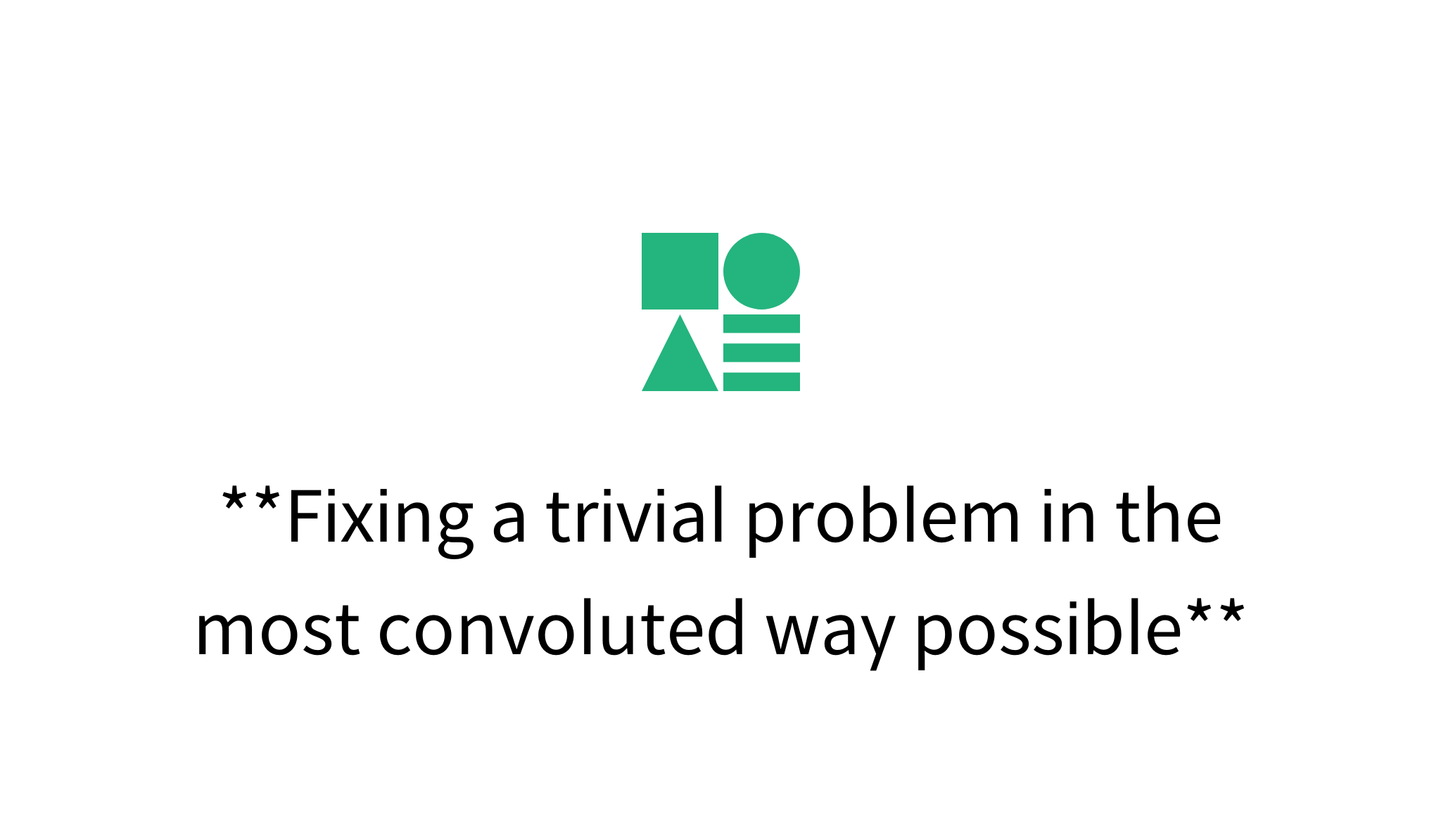 Fixing a trivial problem in the most convoluted way possible - mysetting