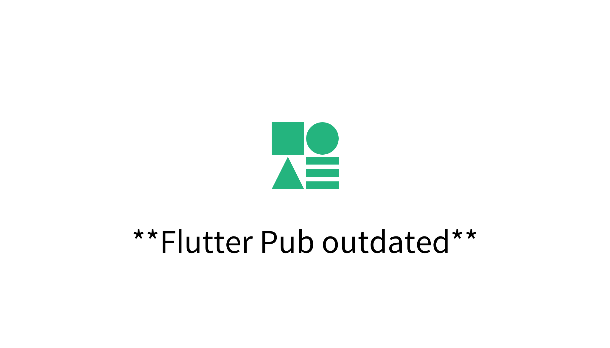 Flutter Pub outdated - mysetting