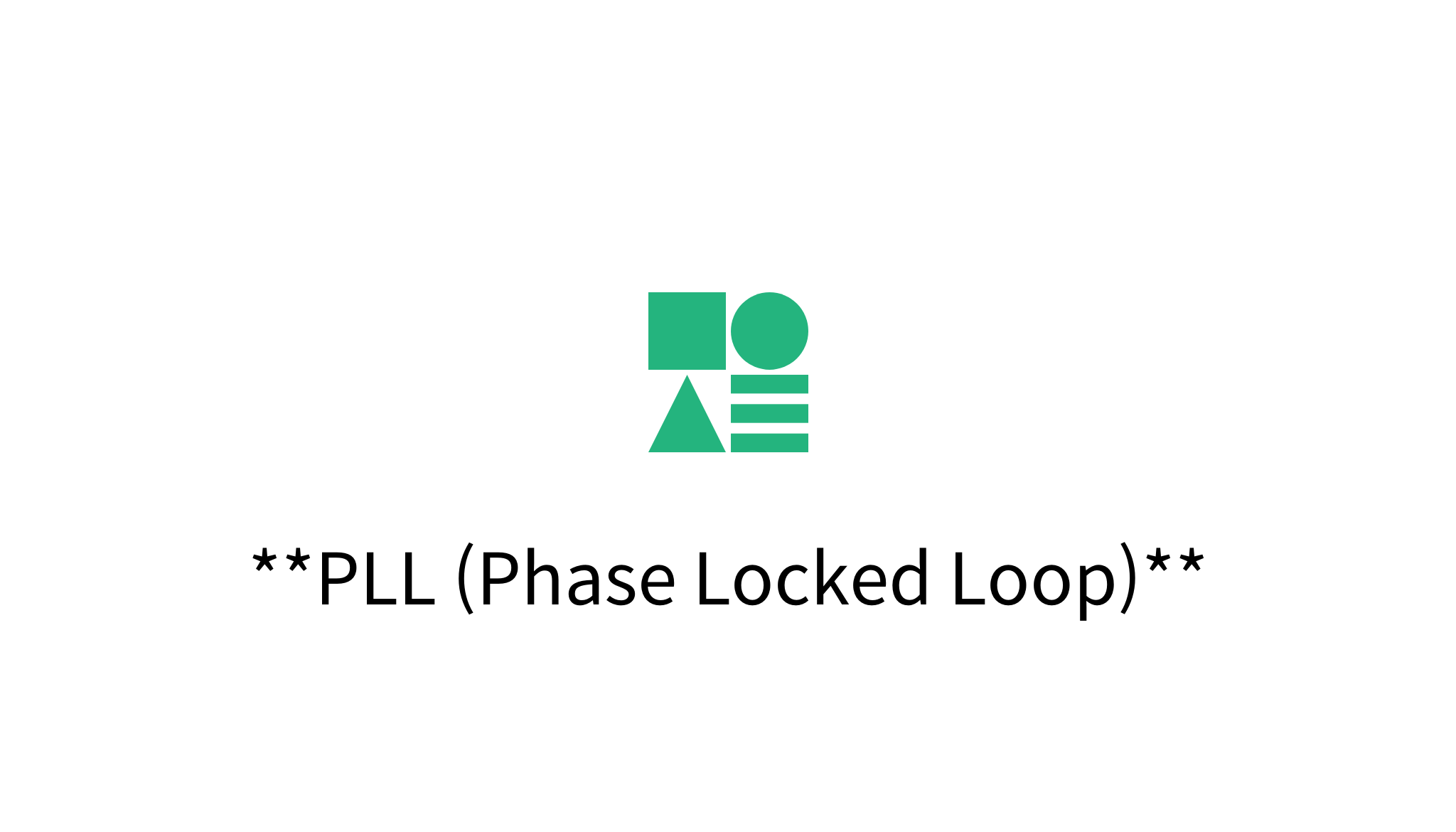 PLL (Phase Locked Loop) - mysetting