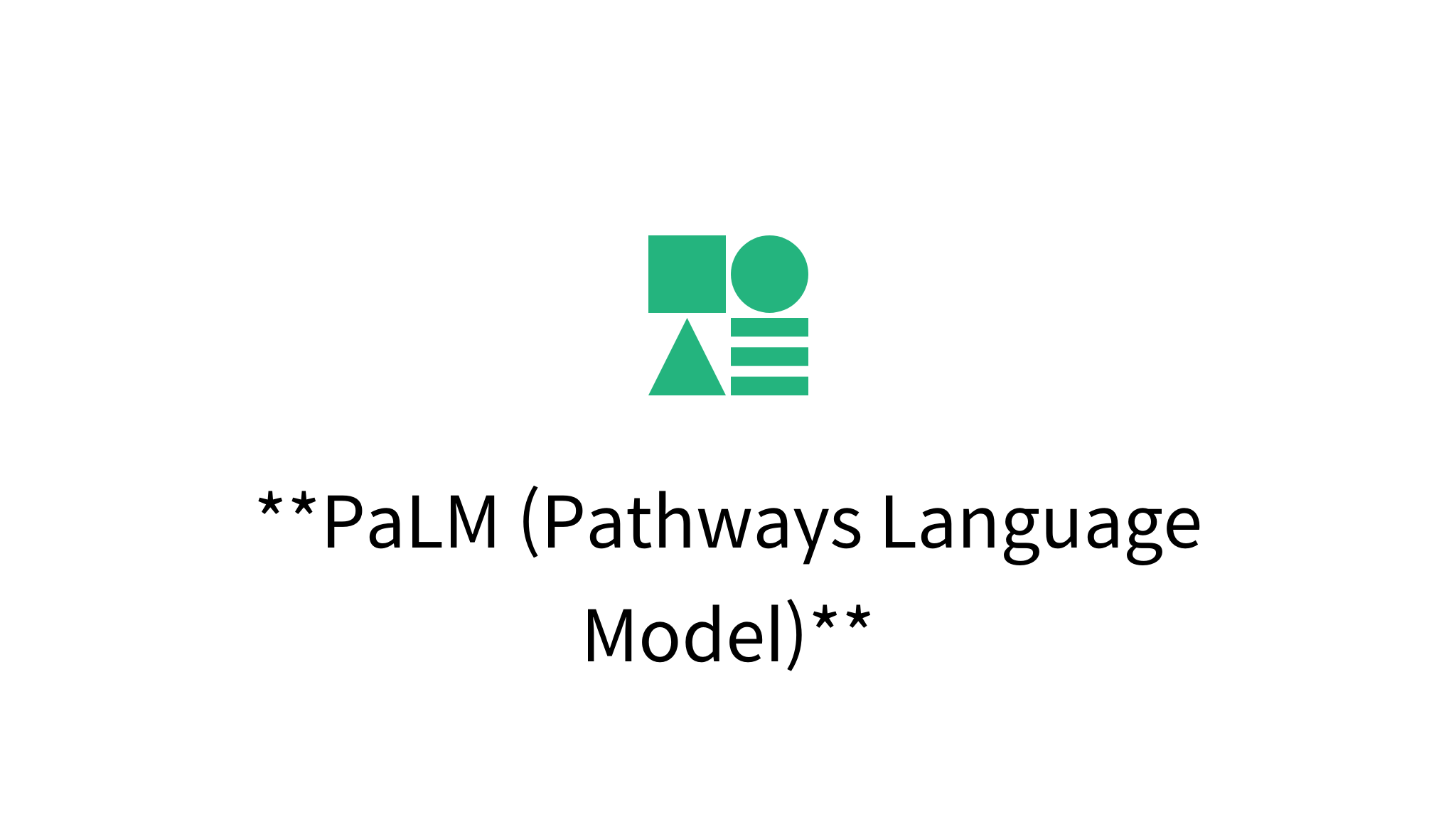 PaLM (Pathways Language Model) - mysetting