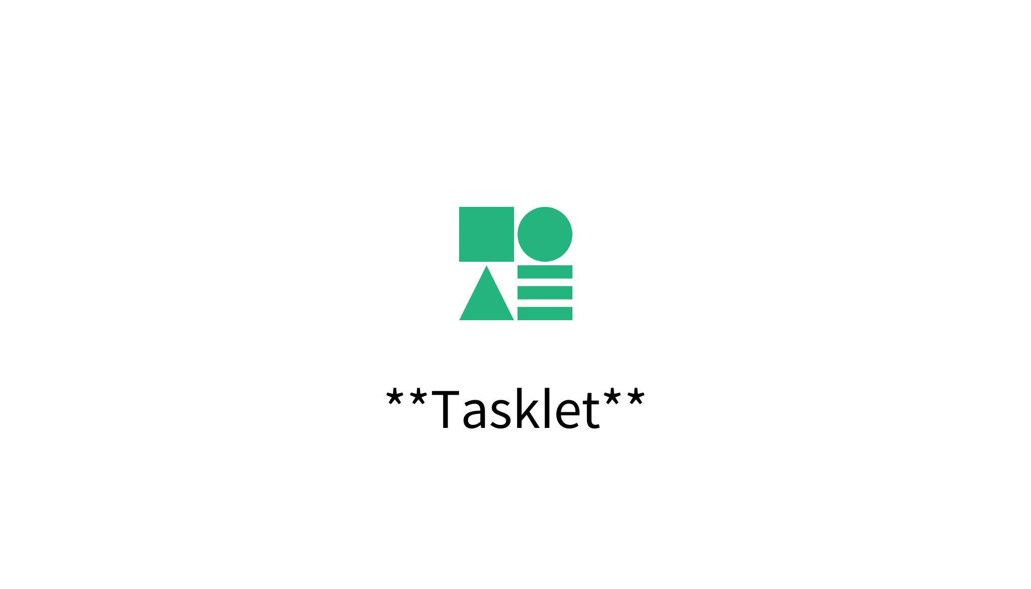 Tasklet - mysetting