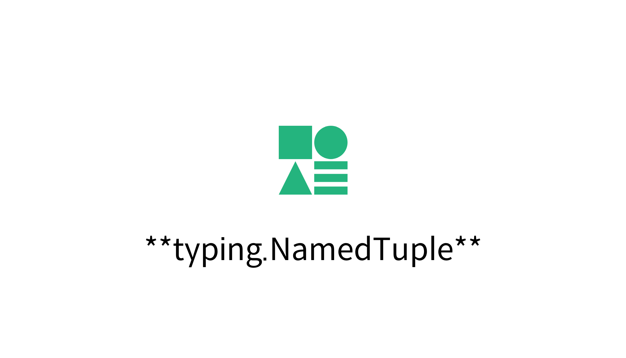 typing.NamedTuple - mysetting
